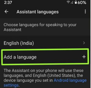 Fix Google Assistant language not access on android: How to