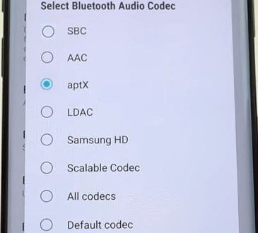 How to change Bluetooth audio codec on Galaxy S9 and S9 Plus ...