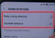 How to enable or disable baby crying detector on Galaxy S9 Plus