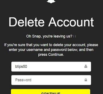 How to delete Snapchat account on android – BestusefulTips