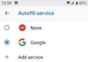 How to use Autofill in Pixel 3 and Pixel 3 XL Pie 9.0