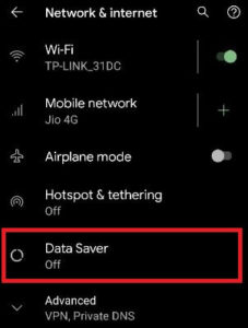 How to turn on data saver on Android 9 Pie devices