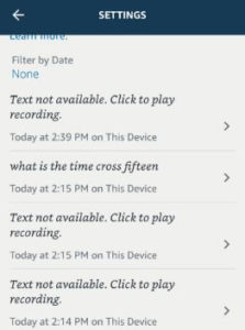 How to delete Alexa voice history on Android devices