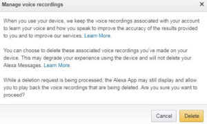How to delete Alexa voice history on Android devices