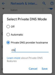 How to change DNS on Android 9 Pie: Private DNS