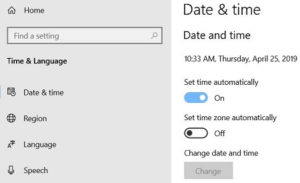How to change date and time on Windows 10 desktop