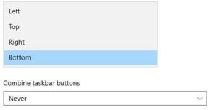 How to change taskbar location in Windows 10: 2 Ways