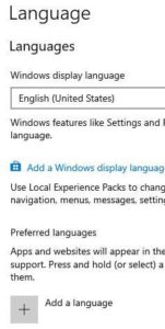 How to install new language on Windows 10 desktop