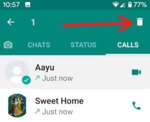 How to delete WhatsApp call history Android devices