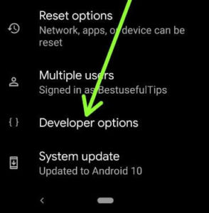 How to enable and disable developer options Pixel 4 XL and Pixel 4