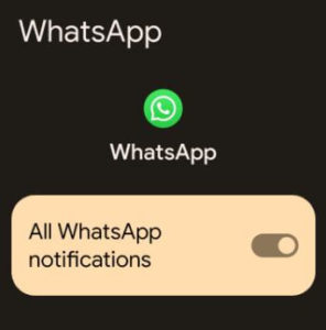 How to change popup notification on WhatsApp android
