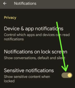 How to Show or Hide Notifications on Lock Screen Android 12