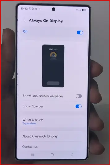 How to Customize Always On Display in Samsung S25 Ultra, S25+