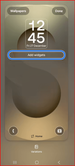 How to Customize Lock Screen in Samsung S25 Ultra, S25+, S25